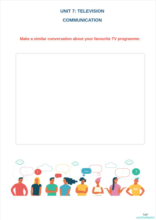 Submit the conversation, listen to the music and sing along. Bài tập ...