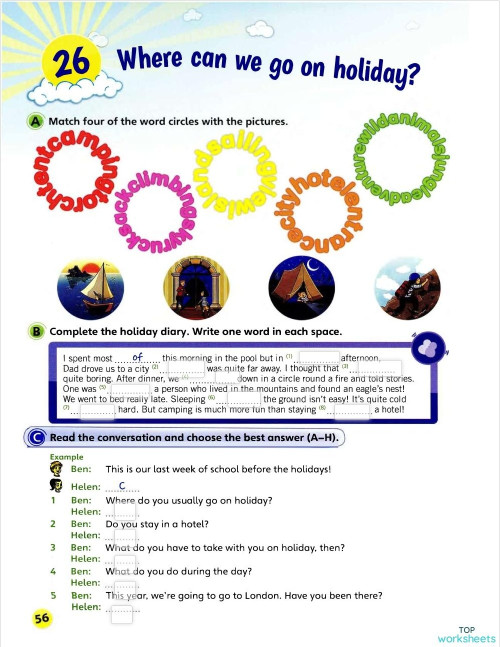 PRACTICE TEST - A GOOD YEAR 2. Interactive worksheet | TopWorksheets