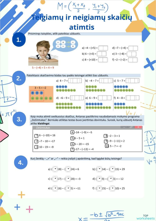 Interactive worksheets and online exercises in Lithuania | TopWorksheets