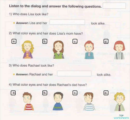 Listening comprehension: interactive worksheets and online exercises ...