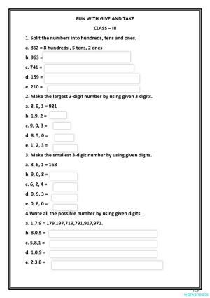 Primary School: interactive worksheets and online exercises | TopWorksheets