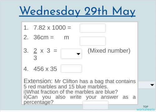5 A Day: interactive worksheets and online exercises | TopWorksheets