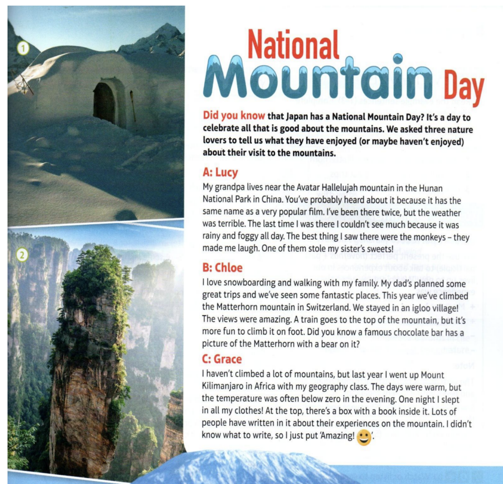 A2 Unit 8 Reading - Gold Experience. Interactive worksheet | TopWorksheets