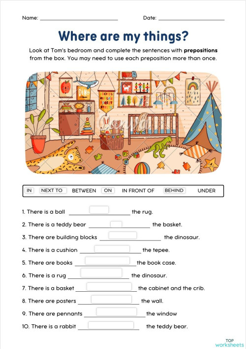 English worksheet. Interactive worksheet | TopWorksheets