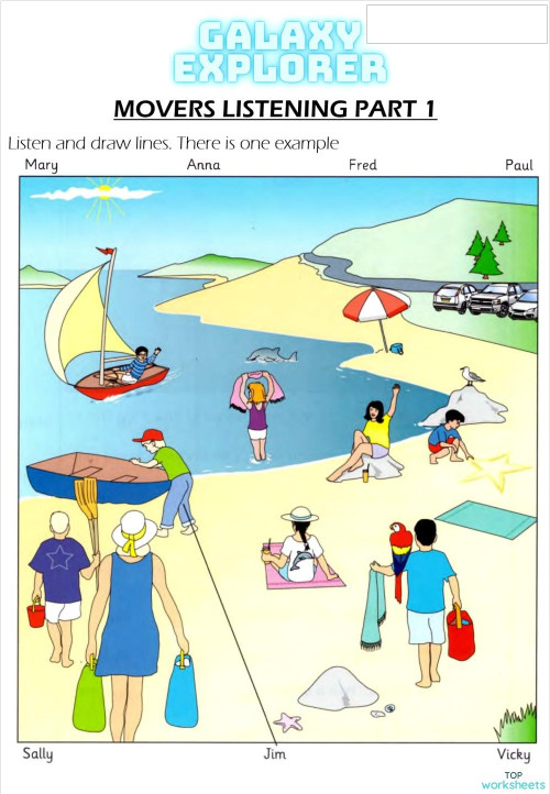 Listening practise 23. Interactive worksheet | TopWorksheets