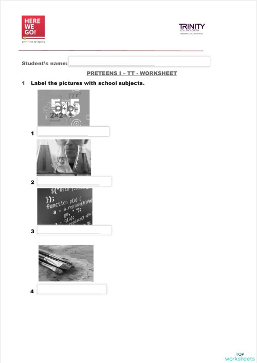 PRETEENS - TT - WORKSHEET - FIRST TERM. Interactive worksheet ...