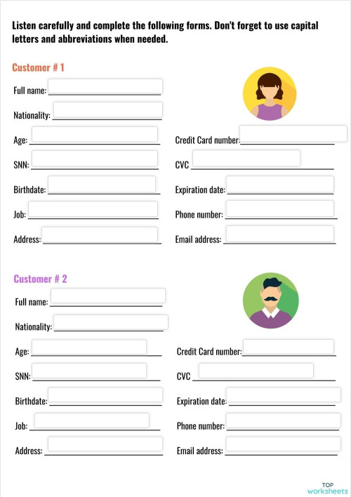 Collecting data # 3. Interactive worksheet | TopWorksheets