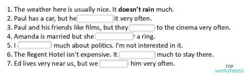 complete the sentences lower grammar 28.02.2023. Interactive worksheet ...