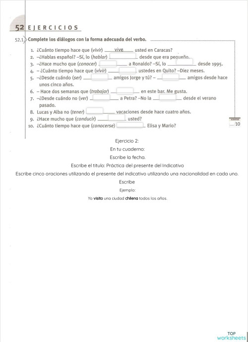 Objeto Directo e Indirecto (frases y preguntas). Ficha interactiva | TopWorksheets