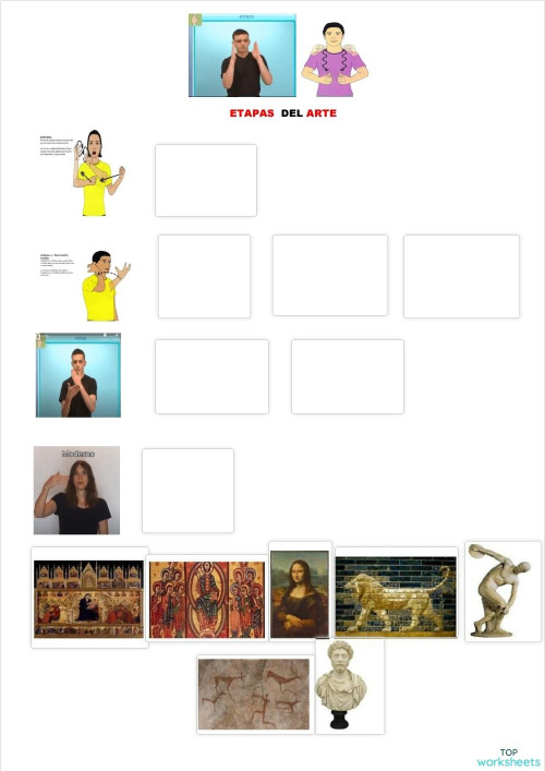 Educación Artística: fichas interactivas y ejercicios online ...