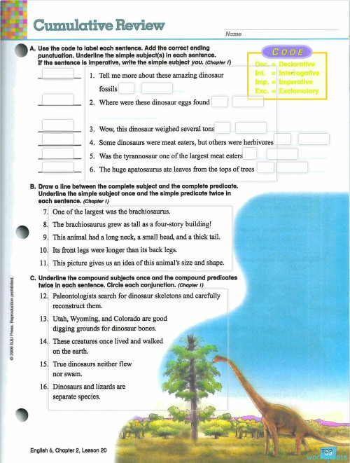 Cumulative Review Pg39. Interactive worksheet | TopWorksheets