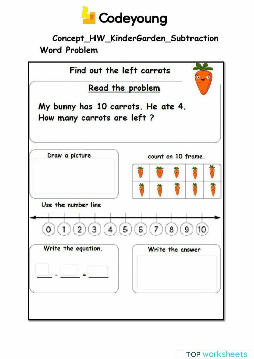 Subtraction for kg. Interactive worksheet | TopWorksheets