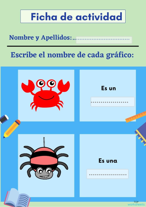 Ficha interactiva. Ficha interactiva | TopWorksheets