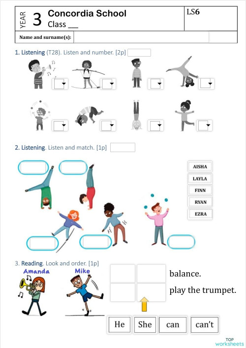 3 - Unit 6 - Online A. Interactive worksheet | TopWorksheets