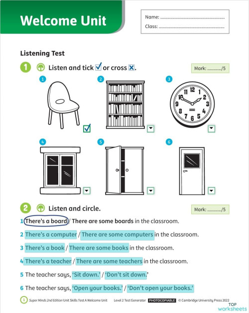 SM2 - Unit 0. Interactive worksheet | TopWorksheets