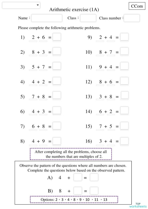 Finalised_Revised_Control_Set 1A_English. Interactive worksheet ...