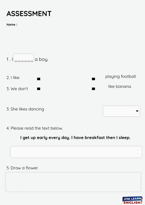 Test Worksheet Interactive Worksheet Topworksheets