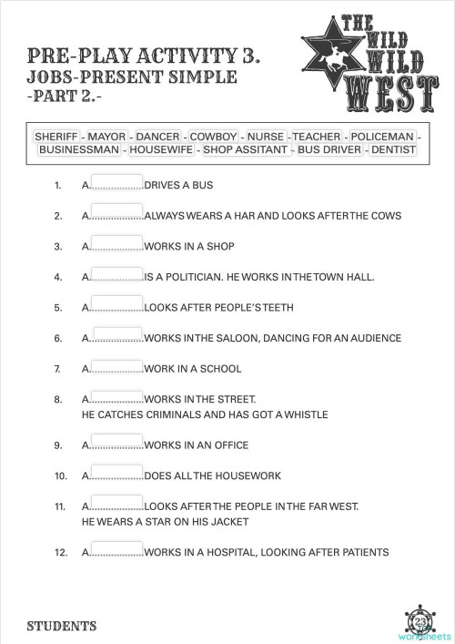 WWW Activity 3. Interactive worksheet | TopWorksheets