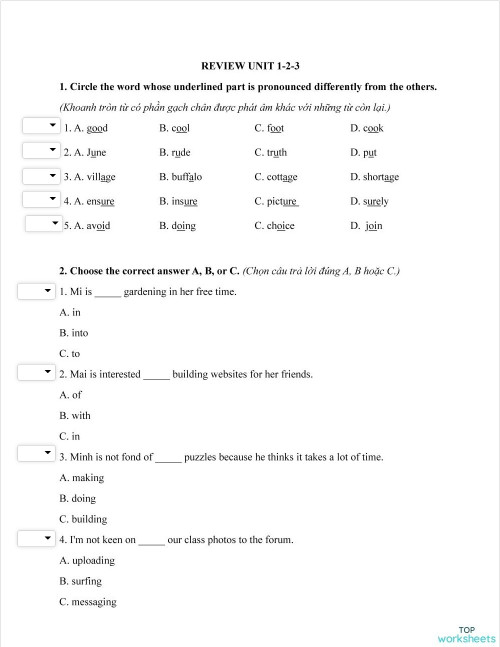 Eng Y5W4T3 - Vocabulary & Building Sentences. Interactive worksheet ...