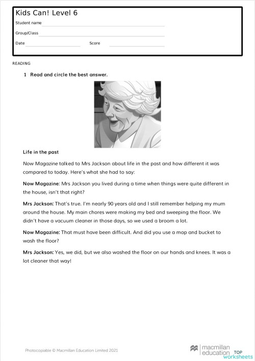 Unit 4. Reading. Ficha interactiva | TopWorksheets