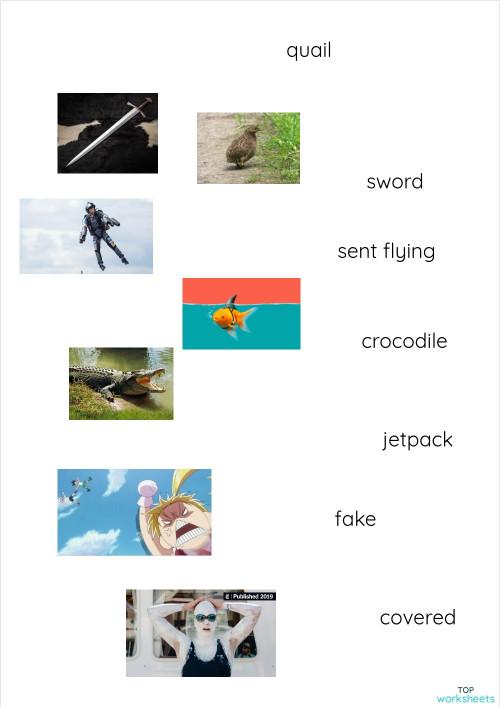 Read and match (3). Interactive worksheet | TopWorksheets