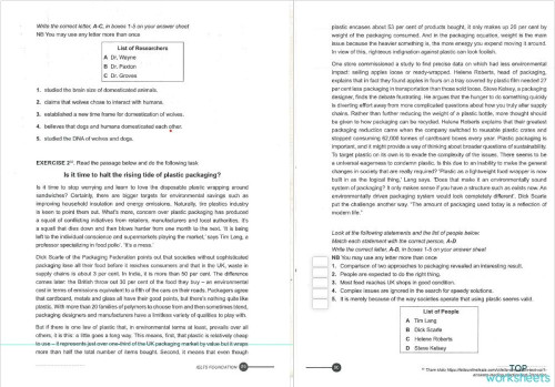 FOUNDATION - READING 5 - PRACTICE EX 1 & 2. Interactive worksheet ...