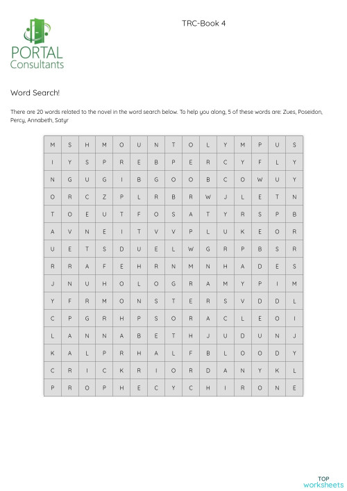 TRC-Book 4. Interactive worksheet | TopWorksheets