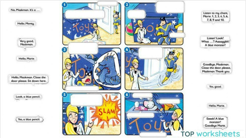 Kid's Box Story 1. Interactive worksheet | TopWorksheets