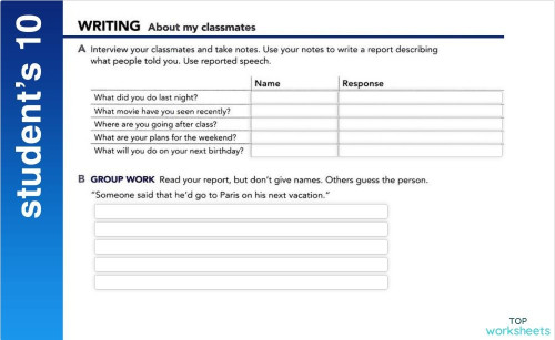 IC216 student's 10. Interactive worksheet | TopWorksheets