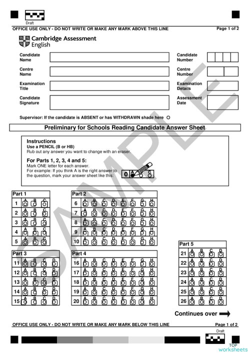 B1 - Exam Trainer - Test 6 - Reading. Interactive worksheet | TopWorksheets