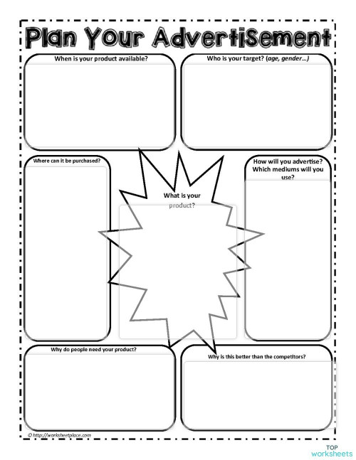 Advertisement. Interactive worksheet | TopWorksheets