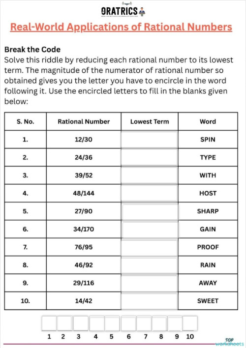 Grade 7 29 4. Interactive worksheet | TopWorksheets