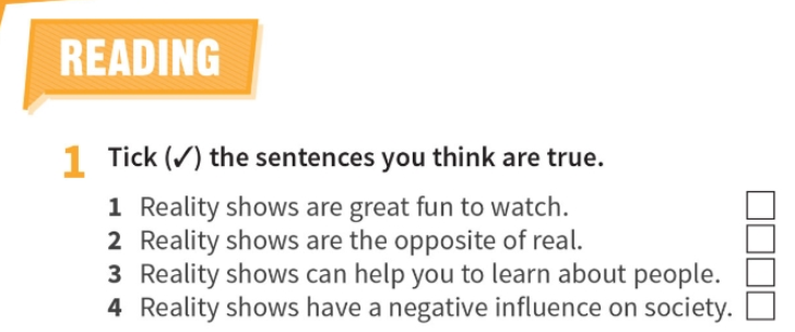 UNIT 14 READING PAG 57. Interactive worksheet | TopWorksheets