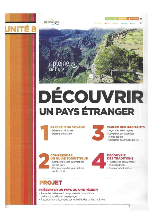 unité 8- Découvrir un pays étranger. Fiche interactive | TopWorksheets