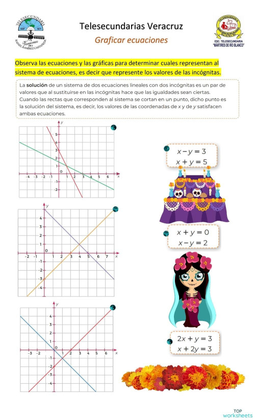 Coordenadas: fichas interactivas y ejercicios online | TopWorksheets