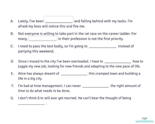 Phrasal verbs test. Interactive worksheet | TopWorksheets