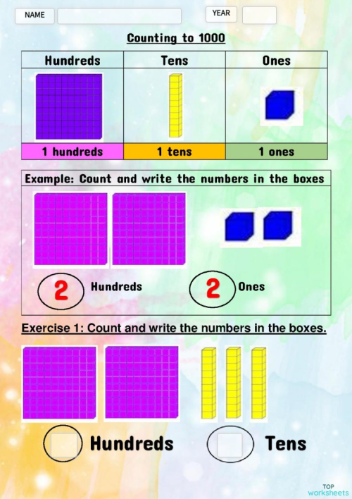 YR2 COUNTING TO 1000 Interactive Worksheet TopWorksheets yr2-counting-to-1000-interactive-worksheet-topworksheets
