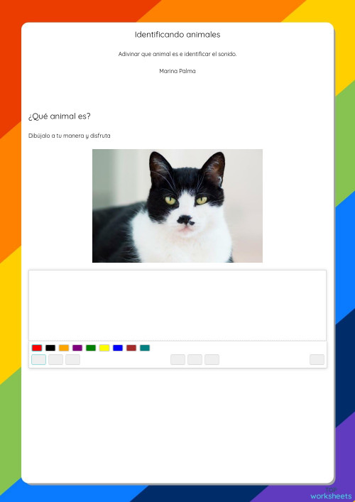 Identificando animales. Ficha interactiva | TopWorksheets