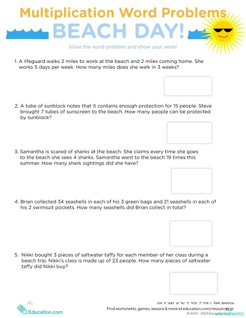 Two-Digit by 1 Digit Multicplication/Addition. Interactive worksheet ...