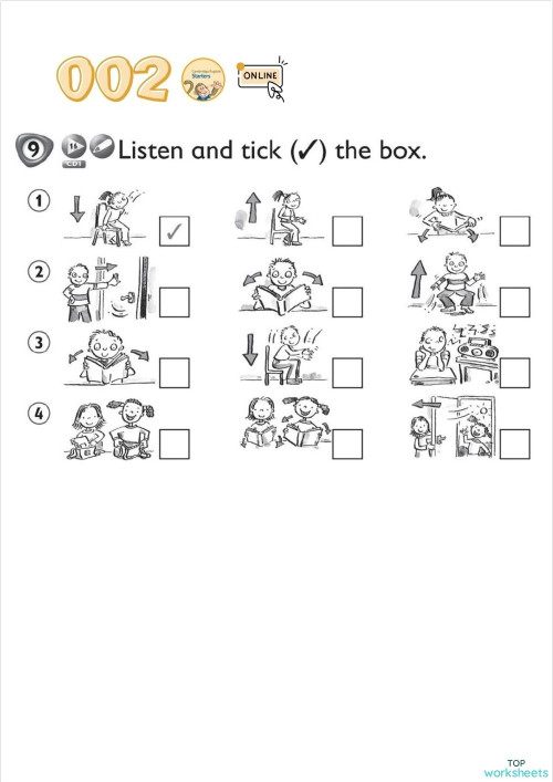 002 4th Starters Interactive. Interactive worksheet | TopWorksheets