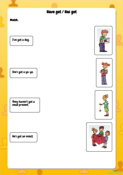 Have got / Has got. Interactive worksheet | TopWorksheets