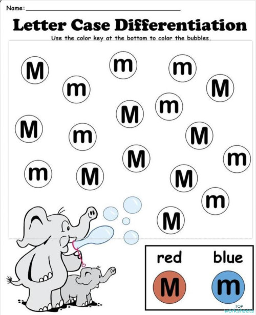 LETTER M K3. Interactive worksheet | TopWorksheets