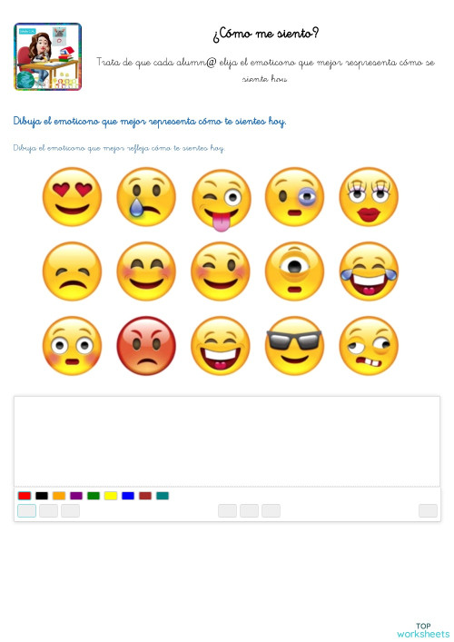 ¿Cómo me siento?. Ficha interactiva | TopWorksheets