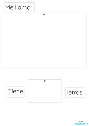 Mi nombre es.... Ficha interactiva | TopWorksheets
