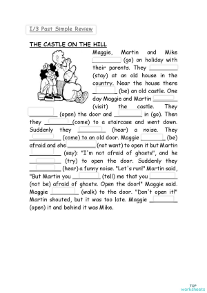 PAST SIMPLE REVIEW. Interactive worksheet | TopWorksheets