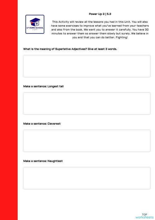 Power Up 2 | 5.3. Interactive worksheet | TopWorksheets