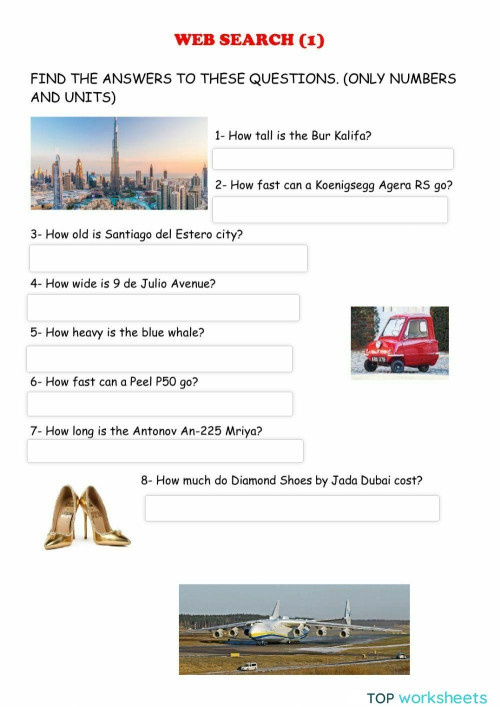 Records. Interactive worksheet | TopWorksheets