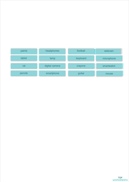 Circle the non-digital devices. Interactive worksheet | TopWorksheets