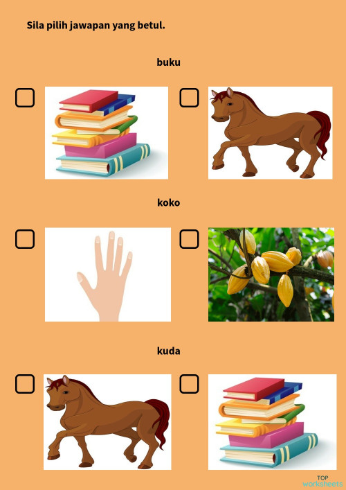 konsonan k. Interactive worksheet | TopWorksheets