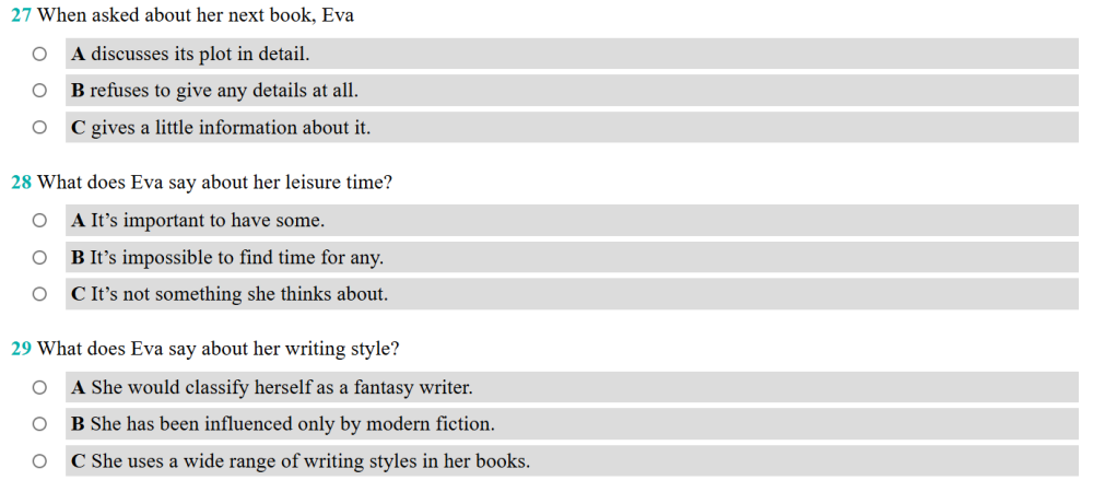 B2 First Listening Part 4 (Multiple choice). Interactive worksheet ...